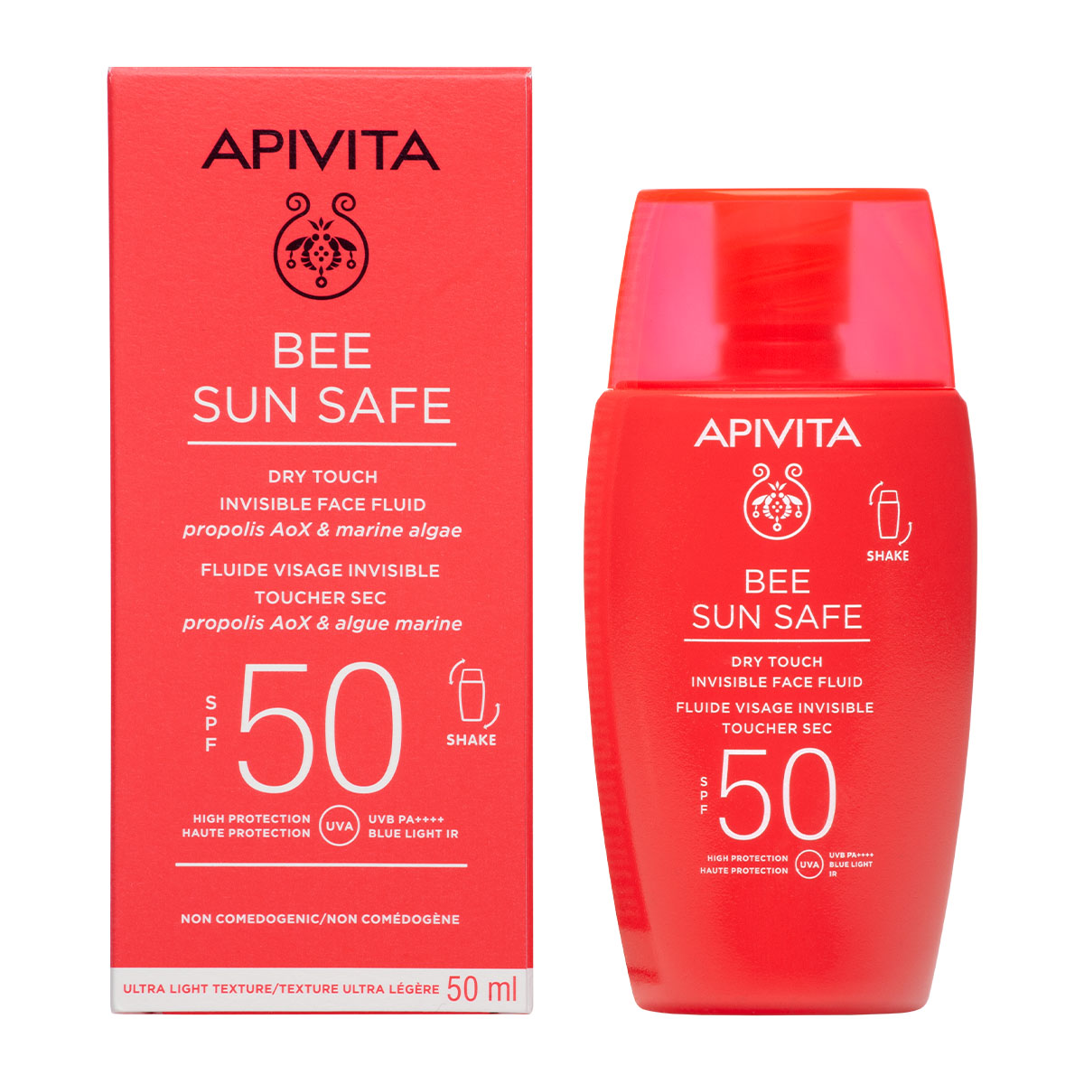 APIVITA Dry touch Invisible Face Fluid SPF50 | Hondos Center